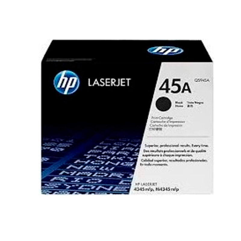 Toner HP Q5945A 45A L.J M4345 Negro 18.000 Paginas. – Sumitec Perú