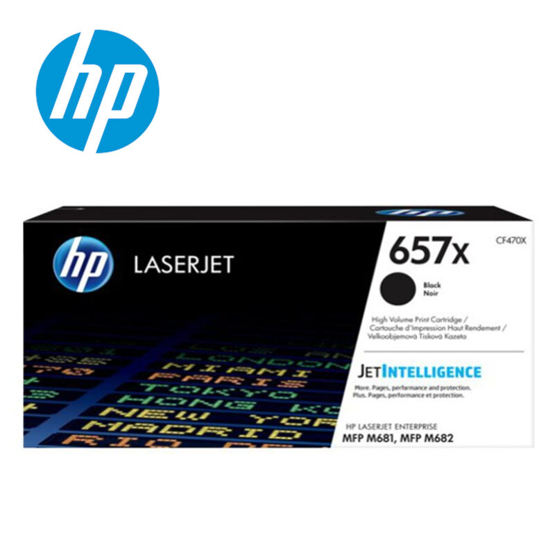 Toner HP CF470X (657X) original negro – Sumitec Perú
