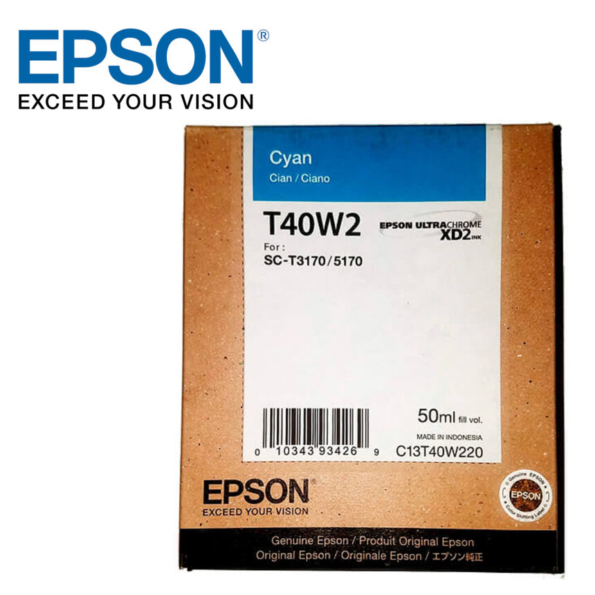 Tinta Epson T40W220 Cyan – Sumitec Perú